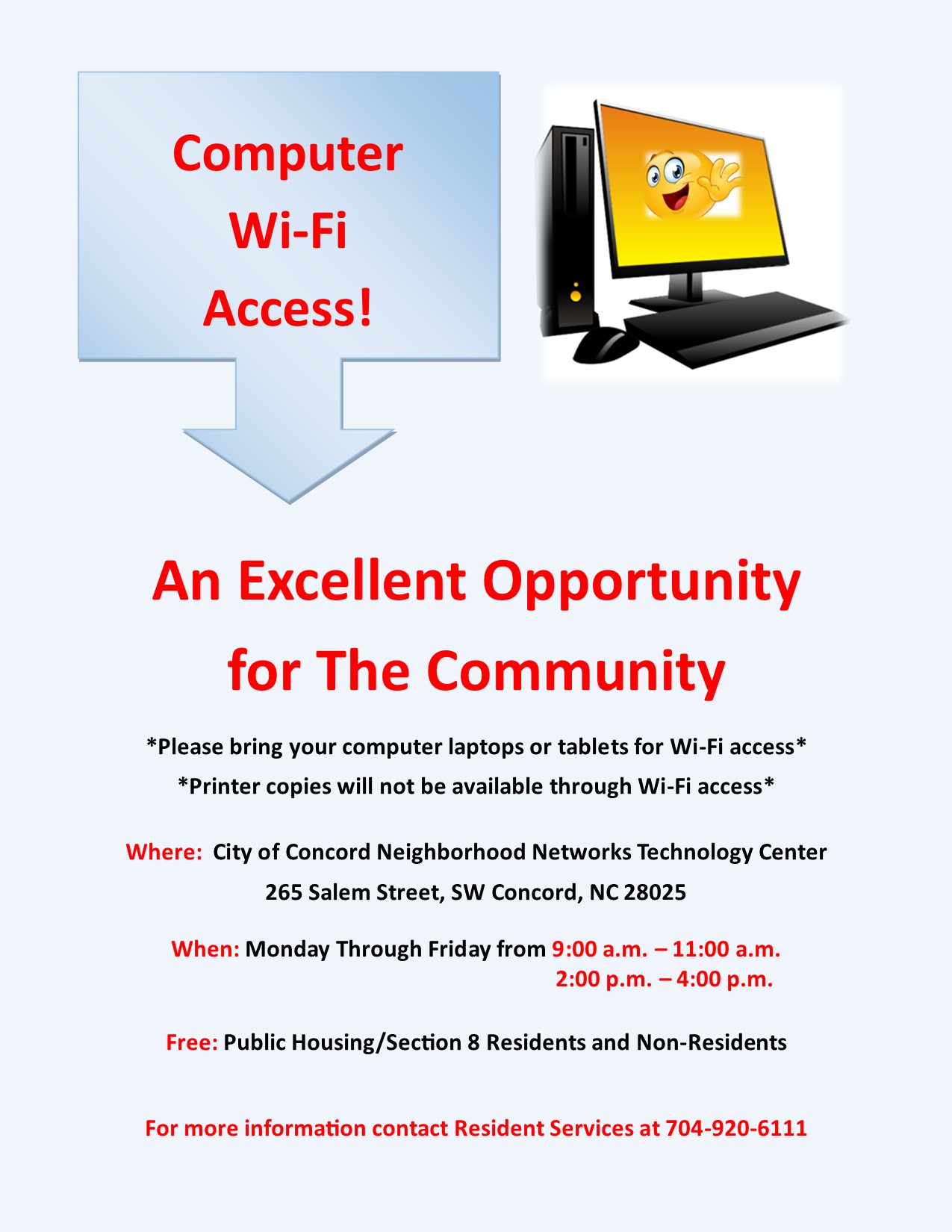 City of Concord NC > Departments > Housing > News & Events